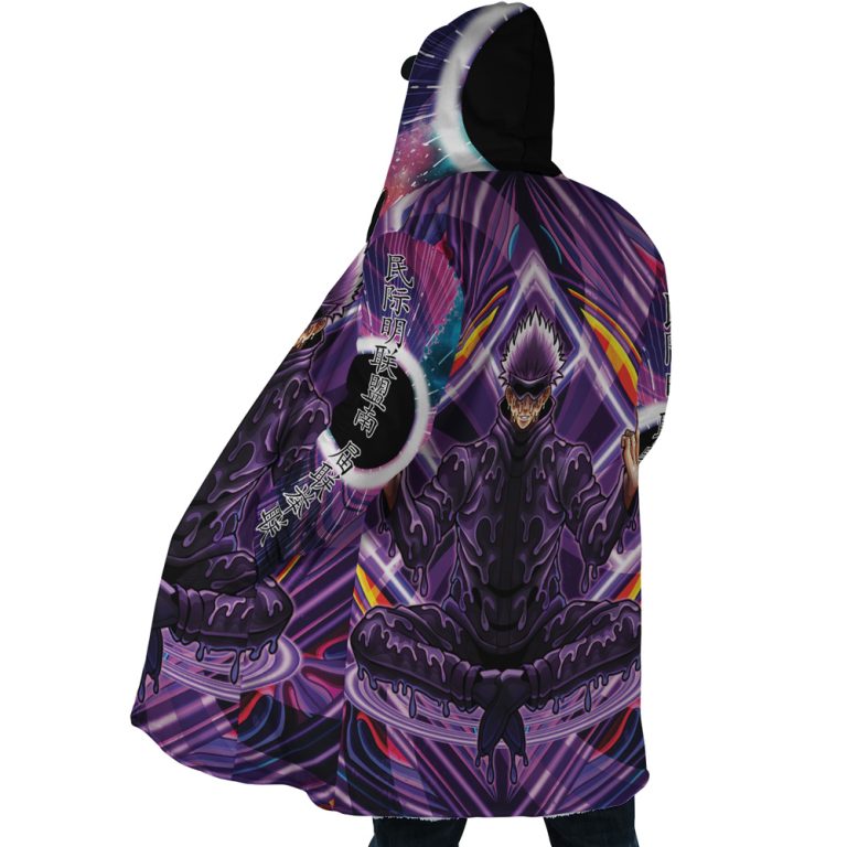 Trippy Gojo Satoru Jujutsu Kaisen Dream Cloak Coat - Jujutsu Kaisen Store
