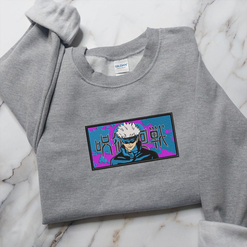 Gojo Jujutsu Kaisen Colorful Embroidered Clothing - Jujutsu Kaisen Store