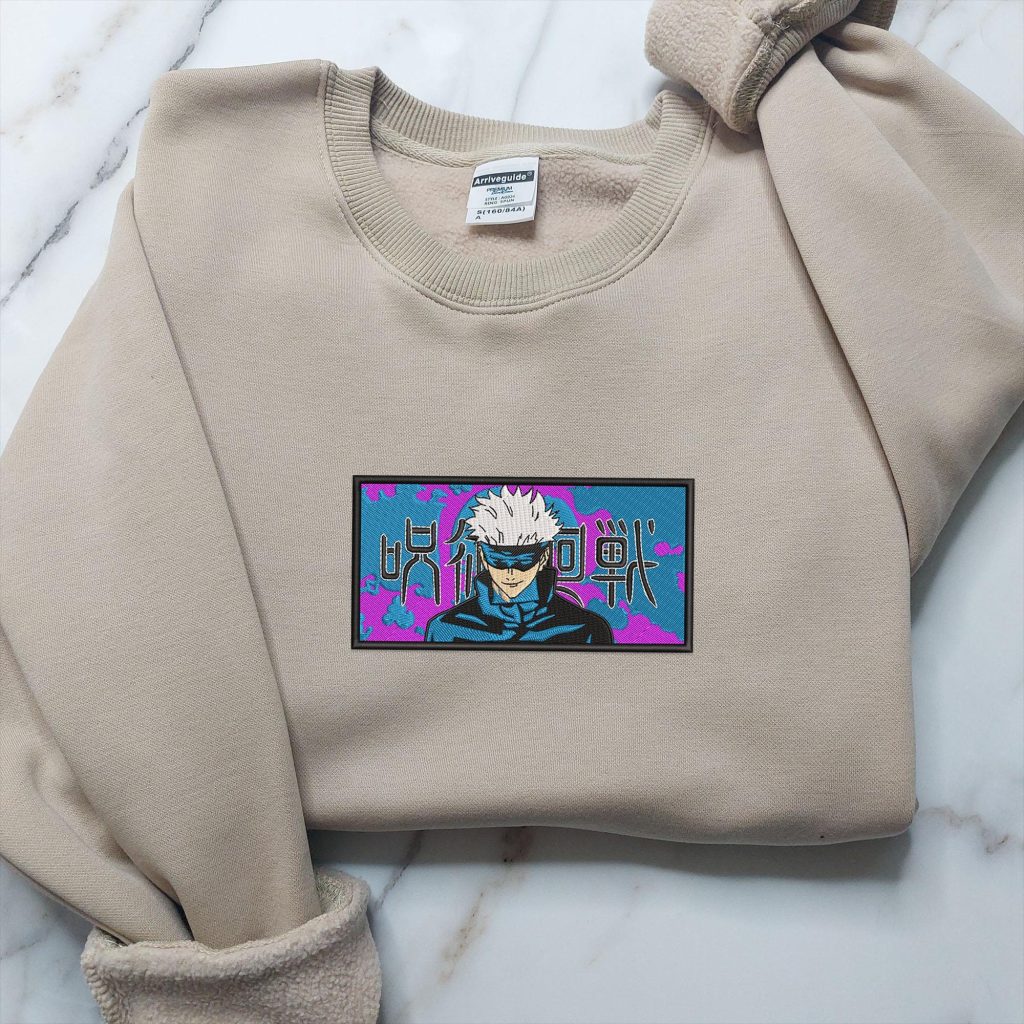 Gojo Jujutsu Kaisen Colorful Embroidered Clothing - Jujutsu Kaisen Store