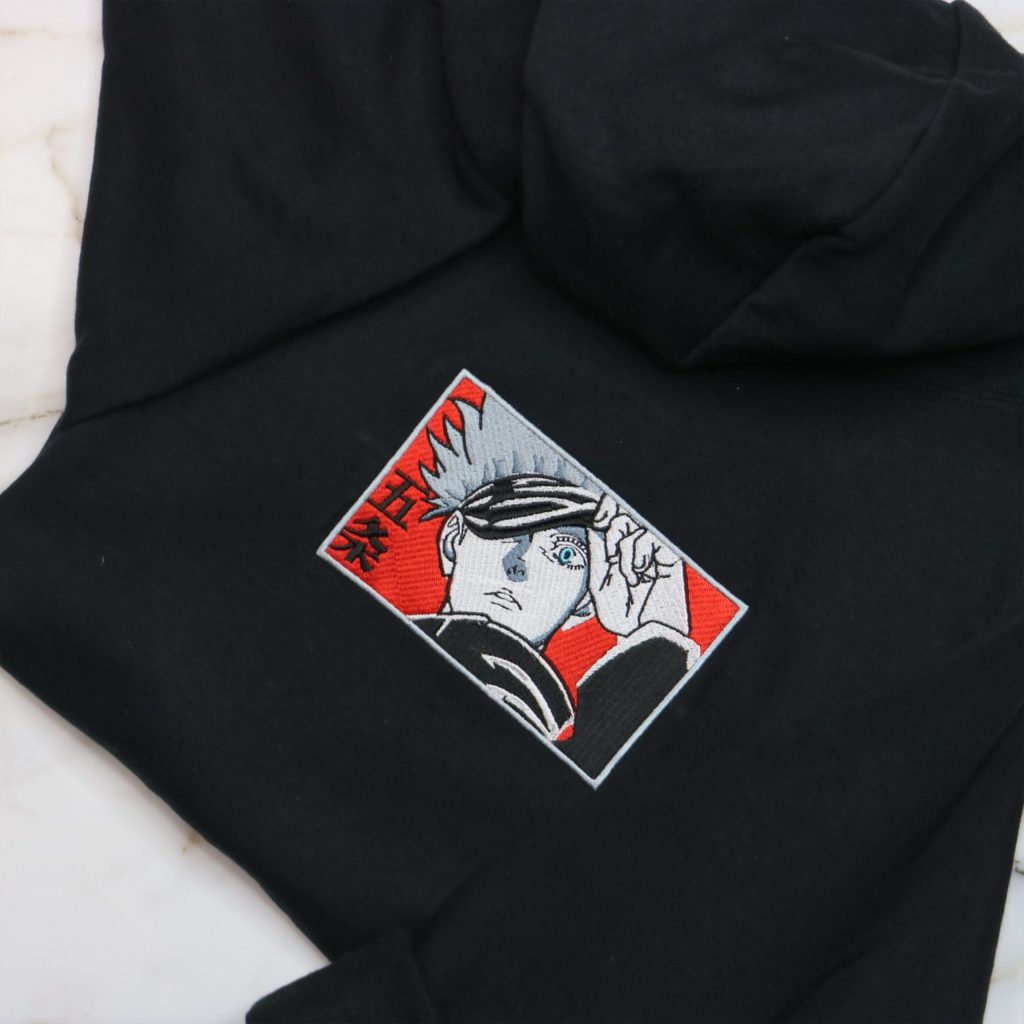 Gojo Jujutsu Kaisen Red Embroidered Clothing - Jujutsu Kaisen Store