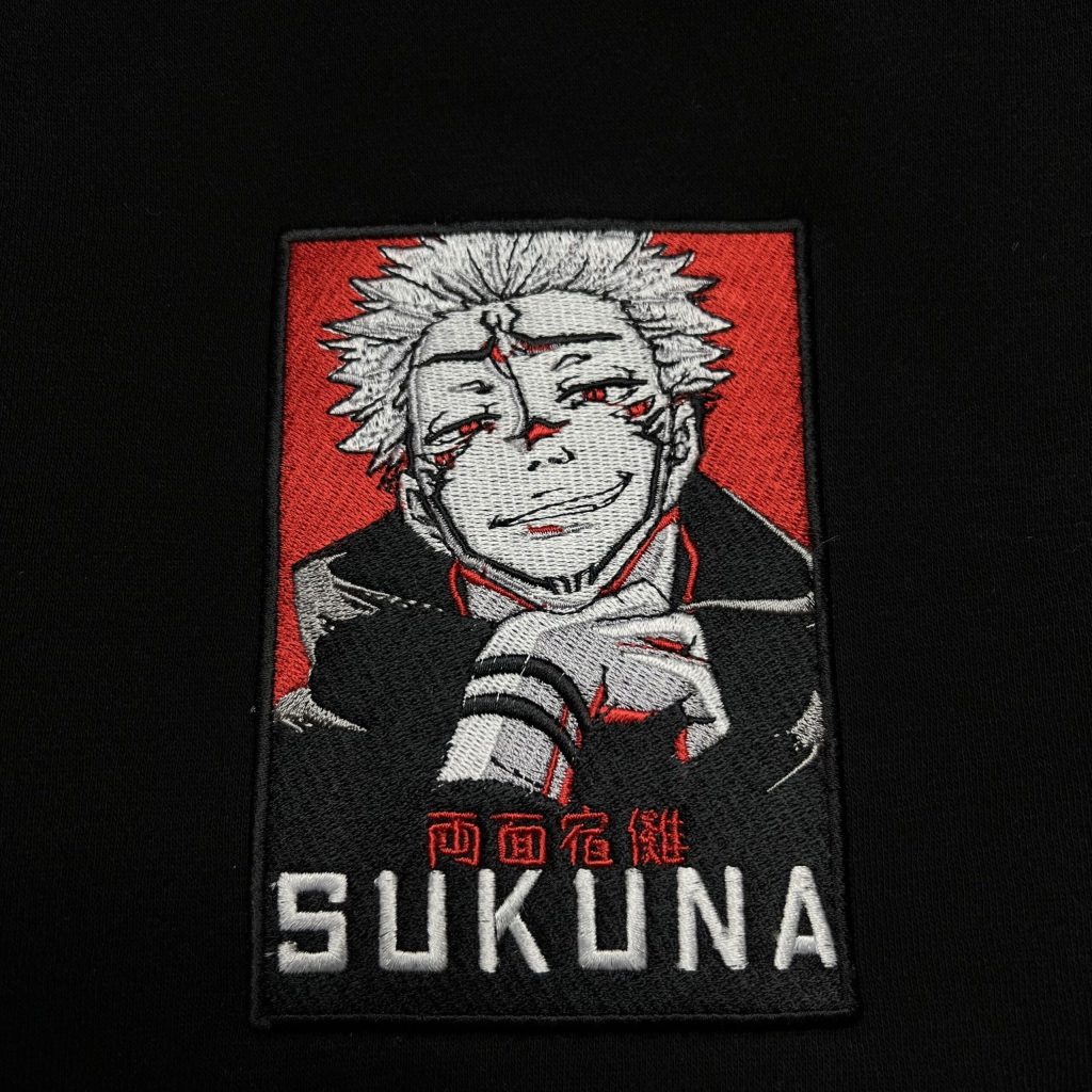 Sukuna In Jujutsu Kaisen Embroidered Clothing - Jujutsu Kaisen Store