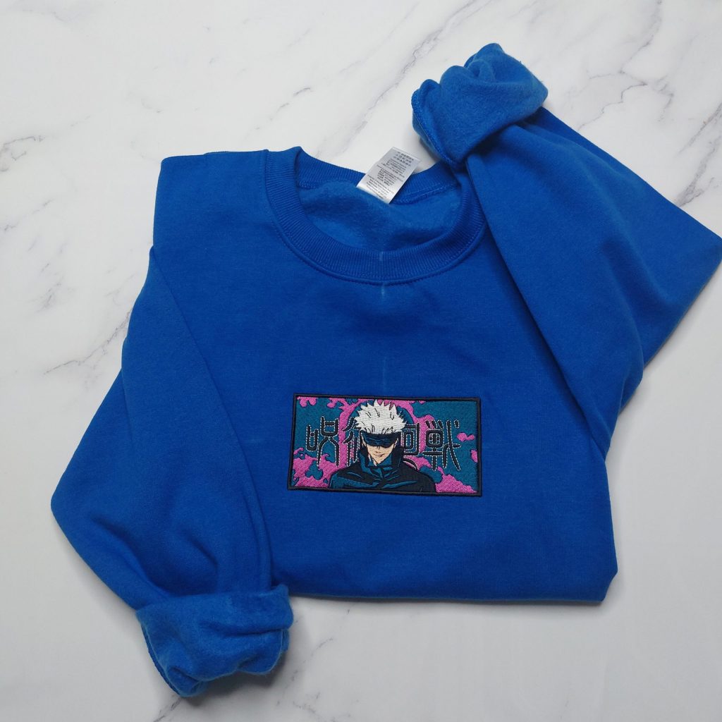 Gojo Jujutsu Kaisen Colorful Embroidered Clothing - Jujutsu Kaisen Store