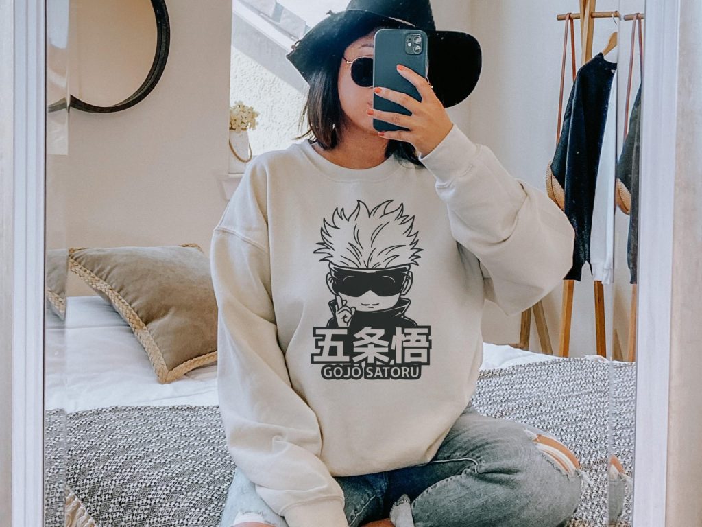 Gojo Say Hi Jujutsu Kaisen Sweatshirt - Jujutsu Kaisen Store